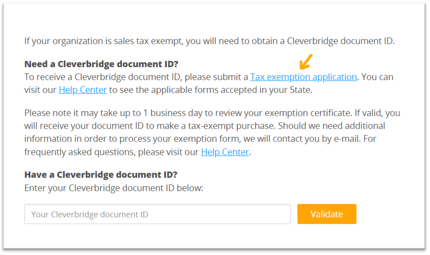 How do I fill out my online tax-exempt application? – Cleverbridge Help ...